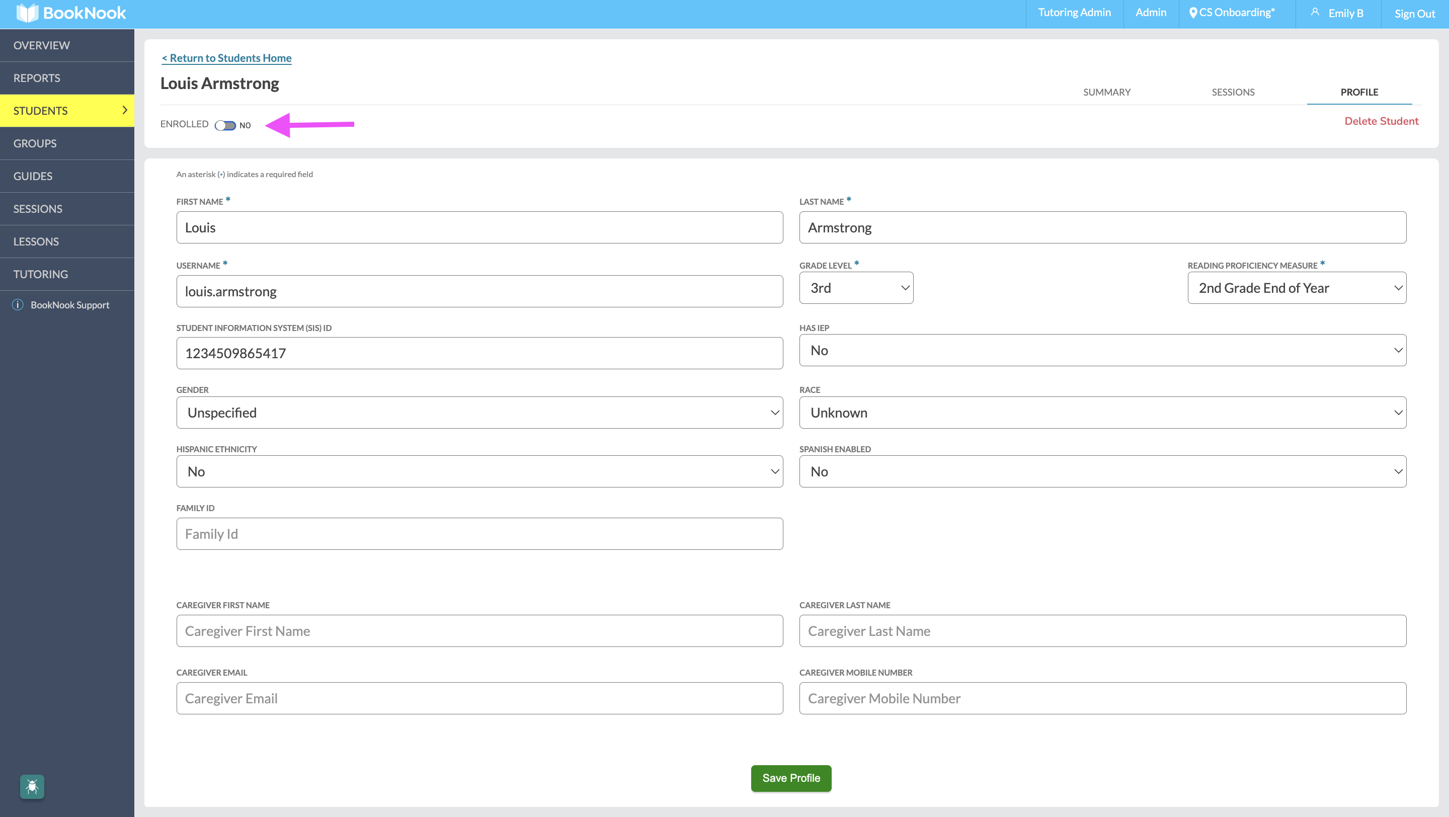 How Do I Mark a Student as Unenrolled?